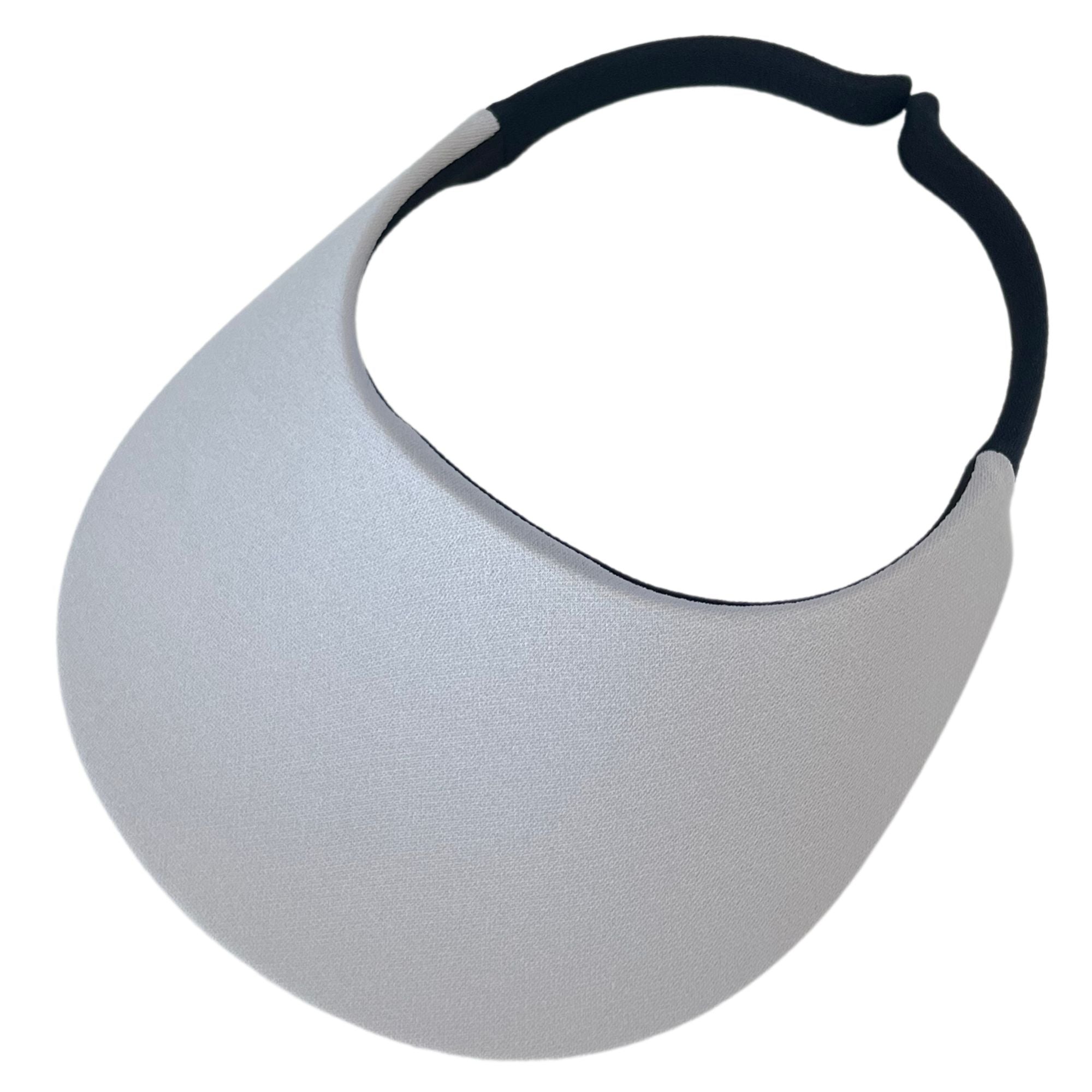 No Headache Women's Round Golf Tennis Visor - Light Gray – NO HEADACHE